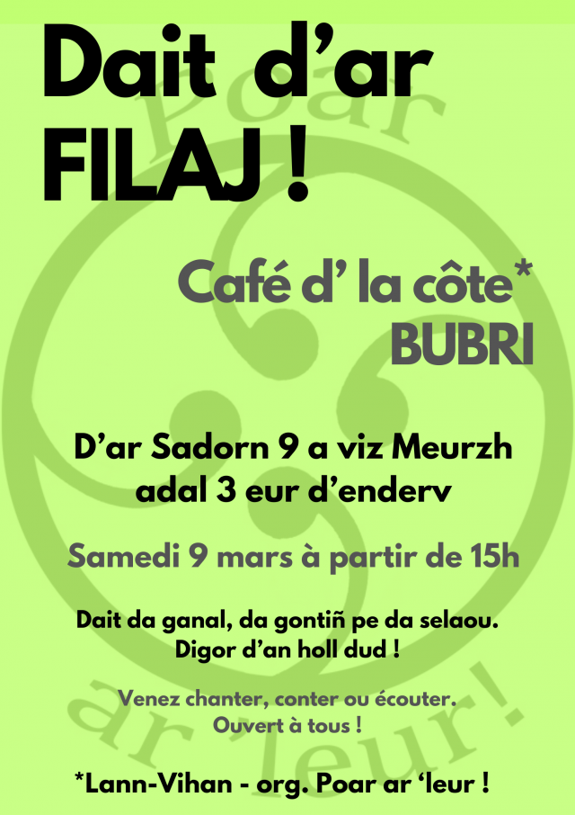filaj Bubri - Emglev Bro an Oriant